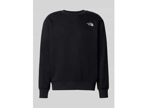 0197065062323 - Sweatshirt mit Label-Stitching