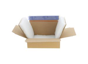 4251924776601 - PET-Schaumverpackung 100% recycelt Faltbodenschachtel Innenmaße 300 x 200 x 100 mm VE 20 Stk ab 6 VE kaiserkraft
