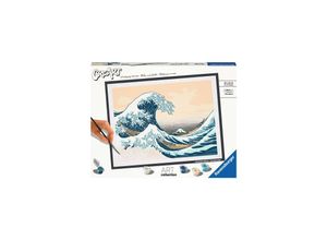 4005556236909 - Malen nach Zahlen RAVENSBURGER CreArt ART Collection Große Welle (Hokusai) bunt Malvorlagen KinderB40cm H30cm Made in Europe B40cm H30cm