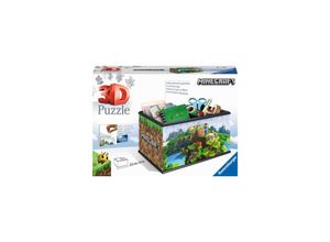 4005556112869 - Ravensburger 3D Puzzle 11286 - Aufbewahrungsbox Minecraft - 216 Teile - Praktischer Organizer für Minecraft Fans ab 8 Jahren