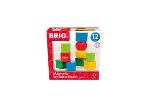 7312350304350 - BRIO - 30435 Magnetische Holzbausteine | Holzbausteine für Kinder ab 12 Monaten