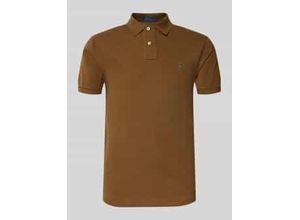 3616853919078 - Poloshirt mit Label-Stitching