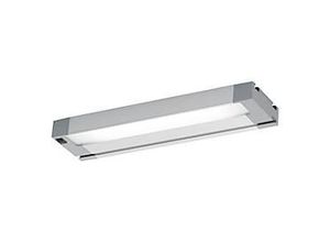 4013330101916 - Systemleuchte WLA LED 1100 Lumen 5000 K strukturierte Entblendung L 449 x B 120 x H 40 mm mit Ein Aus-Schalter Linksmontage grau