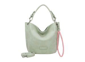 4059065258860 - Schultertasche FRITZI AUS PREUSSEN Fritzi31N Damen Gr B H T 13cm x 28cm x 26cm grün (mint) Polyurethan (PU) unifarben Taschen aus veganen Materialien