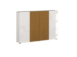 8058269476250 - INOSIGN Schuhschrank »LADY SchuhkommodeSchuhmöbelSchuhablageSchuhregal« mit 10 Einlegeböden 12 Fächer Tür mit Rillenoptik ca36 paar Schuhe