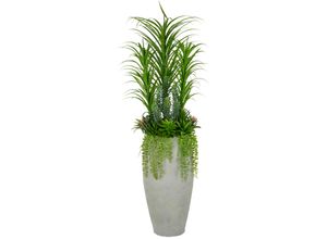 4064118326281 - Kunstpflanze CREATIV GREEN Arrangement aus Sukkulenten grün H175cm Kunststoff Kunstpflanzen in opulenter Größe