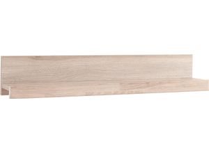 4068222663263 - Wandregal HOME AFFAIRE Silkeborg weiß (eiche weiß gekalkt teilmassiv) B90cm H16cm T17cm Holz teilmassiv Regale Breite 90 cm