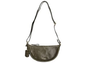 8717128059934 - Umhängetasche BURKELY BURKELY Taschen Leder Damen Gr onesize grün (olive) Leder Taschen