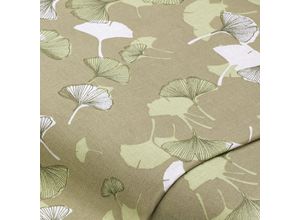 4058896387442 - Beschichteter Baumwollstoff Ginkgo grün-color