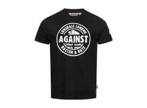 4255581588195 - Herren T-Shirt normale Passform AGAINST RACISM