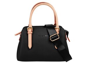 4250060361542 - Henkeltasche BUGATTI ELLA Damen Gr B H T 22cm x 17cm x 7cm onesize schwarz Kunstfaser unifarben Taschen