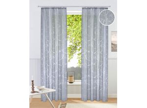 6930325746649 - my home Gardine »Anna« (1 St) Viskose Polyester Äste-Motiv