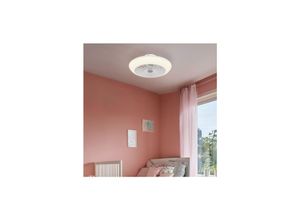 9007371461059 - Deckenlampe Deckenventilator mit Beleuchtung leise Deckenleuchte mit Ventilator Schlafzimmer Memoryfunktion kühlend stufenweise schaltbar 18 Watt