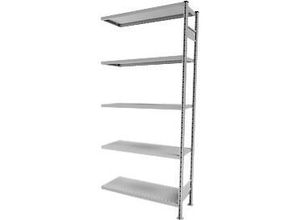 4052941929779 - Fachbodenregal SSI Schäfer R3000 Anbauregal 5 verzinkte Böden B 1025 x H 2278 mm
