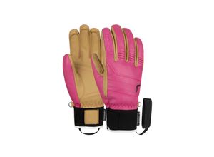 4060485339374 - Skihandschuhe REUSCH Highland R-TEX XT Damen Gr 8 braun (braun rosa) 65% Ziegenleder 35% Polyester unifarben Handschuhe aus wasserdichtem und atmungsaktivem Material 4060485339374 - Skihandschuhe REUSCH Highland R-TEX XT Damen Gr 8 braun (braun rosa) 65% Ziegenleder 35% Polyester unifarben Handschuhe aus wasserdichtem und atmungsaktivem Material