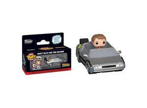 0889698855211 - Bitty POP Rides - Marty McFly and Time Machine
