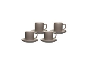 4260762063644 - Espressotassen mit Untertassen Jasper 100 ml 4er Set
