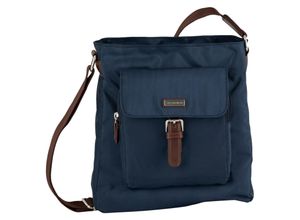 4250339231422 - Hobo TOM TAILOR Rina Damen Gr B H T 25cm x 275cm x 7cm blau Nylon beschichtet gepflegt kontrastfarbene Details mehrfarbig Taschen aus leichtgewichtigem Nylon und aufwändig gewebten Gurtband