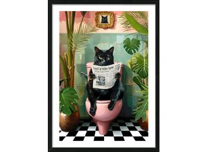 4019449525841 - Gerahmtes Bild LUSTIGE KATZE 4019449525841 - Gerahmtes Bild LUSTIGE KATZE