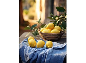 4019449518201 - Keilrahmenbild LEMONS III (BHT 77x57x2 cm)