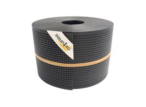 4068864155768 - zaun zu® Sichtschutz Polyal ECO Gelocht 30 Prozent Streifen Schwarz 50m