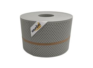 4068864109464 - zaun zu® Sichtschutz PP Premium Gelocht 15 Prozent Streifen Steingrau 50m