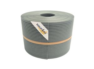 4068864155775 - zaun zu® Sichtschutz Polyal ECO Gelocht 30 Prozent Streifen Salbei 50m