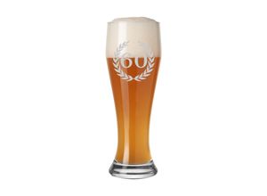 4262418971976 - LUXENTU Weizenbierglas mit Gravur 60 Jubiläum 05 l