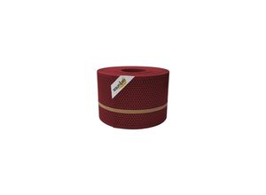 4068864122258 - zaun zu® Sichtschutz Rille Gelocht 20 Prozent PP Streifen Bordeauxrot  50 m