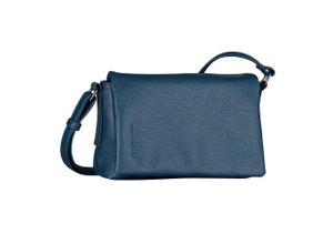 4255619928498 - Umhängetasche TOM TAILOR Lissi Damen Gr B H T 22cm x 15cm x 75cm blau Polyurethan clean gepflegt geprägtes Muster unifarben Taschen besonders weiches Material lässig fallend mit trapzförmigen Schnitt