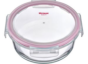 4004094015212 - Frischhaltedose WESTMARK Glas-Frischhaltedose 650 ml rund transparent H7cm Ø157cm Borosilikatglas Polyprophylen (PP) Silikon Lebensmittelaufbewahrungsbehälter mikrowellen- und ofenfest