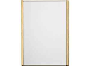 4060081710942 - moedel Wandschild LMH DIN A4 Holz- und Aluminiumrahmen Bronze eloxiert Klebe- oder Schraubmontage B 2215 x H 2995 mm bronze Ahorn