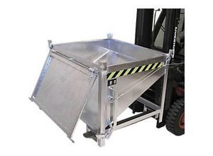 4052462014558 - Silobehälter SGK 50 Zugseil-Entleerung L 1000 x B 1200 x H 935 mm 05 m³ bis 750 kg Stahlblech feuerverzinkt 4052462014558 - Silobehälter SGK 50 Zugseil-Entleerung L 1000 x B 1200 x H 935 mm 05 m³ bis 750 kg Stahlblech feuerverzinkt