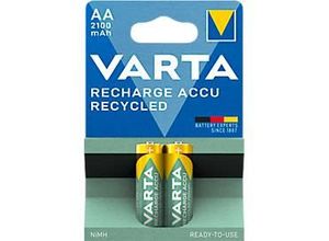4008496979035 - VARTA Akku Recycled Blister 2 wiederaufladbar 2100mAh AA 2 Stück
