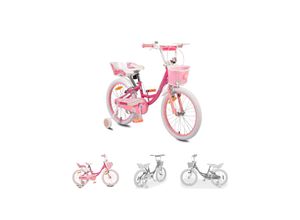 3800146201814 - Byox Kinderfahrrad 20 Zoll Fashion Girl Stützräder Korb am Lenker Puppensitz pink