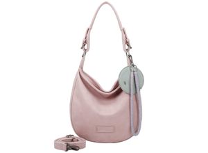 4059065264311 - Schultertasche FRITZI AUS PREUSSEN Fritzi Hobo Damen Gr B H T 10cm x 31cm x 33cm rosa Polyurethan (PU) unifarben Taschen mit abnehmbaren Schultergurt
