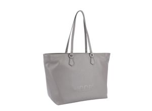 4048835250432 - Shopper JOOP JEANS lettera 10 shopper lhz Damen Gr B H T 32cm x 30cm x 13cm grau Lederimitat Taschen Hobo Schultertasche Henkeltasche Tasche Damen