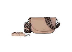 4255619927576 - Satteltasche GABOR Linda Damen Gr B H T 255cm x 165cm x 9cm beige (taupe) Polyurethan Taschen weiches Kunstleder mit elegantem Schultergurt aus edlem Gewebeband