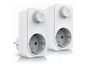 4062861826980 - 2x Drehdimmer Steckdosendimmer mit Drehregler Universal Dimmer für die Steckdose