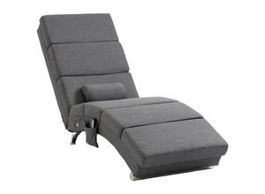 4255633543615 - Relaxliege mit Massagefunktion Polyester Stahl