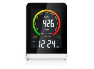 4062861837429 - CO2 Messgerät mit Luftqualitätssensor Kohlendioxid Warnmelder präzise Anzeige für Wohnräume