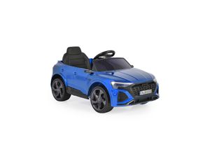 3801005001460 - Kinder Elektroauto Audi SQ8 e-tron EVA-Reifen Musik Licht MP3-Eingang Gurt blau