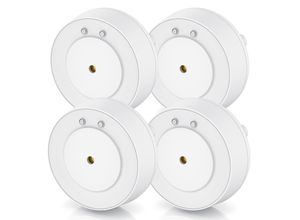 4062861823002 - 4x Wassersensor IP66 Mini-Wasserdetektor 110 dB lauter Alarm Wassermelder (batteriebetrieben Wasseralarm Melder warnt bei Wasserschäden)