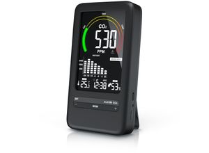 4062861823125 - CO2 Messgerät Luftqualitätsmelder Kohlendioxidwarnmelder präzise Sensoren für gesundes Raumklima