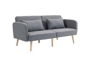 4255633574749 - Schlafsofa Polyester Gummibaumholz