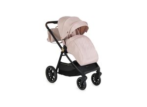 3801005100309 - Kombikinderwagen Celebrity 2 in 1 Stoßdämpfer PU-Rollen Wickeltasche rosa
