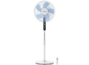4062861821817 - Standventilator Ventilator mit DC Motor & Fernbedienung energiesparend ECO Timer 435 cm Durchmesser Brushless Motor sehr leise 80° Oszillation 12 Stufen LED Display