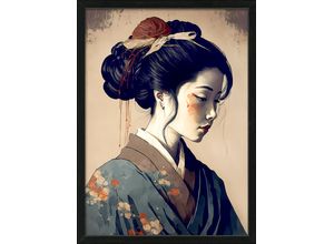 4019449510434 - Gerahmtes Bild GEISHA II