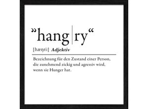 4019449503832 - Gerahmtes Bild HANGRY