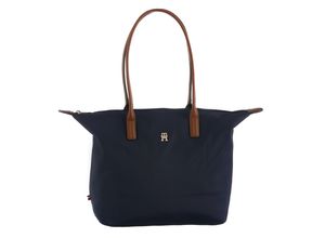 8721222245841 - Tragetasche TOMMY HILFIGER POPETTE TOTE Damen Gr B H T 44cm x 32cm x 14cm blau (dunkelblau) Leder Textil Taschen Damen Schultertasche mit kontrastfarbigen Henkeln 8721222245841 - Tragetasche TOMMY HILFIGER POPETTE TOTE Damen Gr B H T 44cm x 32cm x 14cm blau (dunkelblau) Leder Textil Taschen Damen Schultertasche mit kontrastfarbigen Henkeln